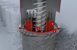 The innovative method for pile breaking Brextor