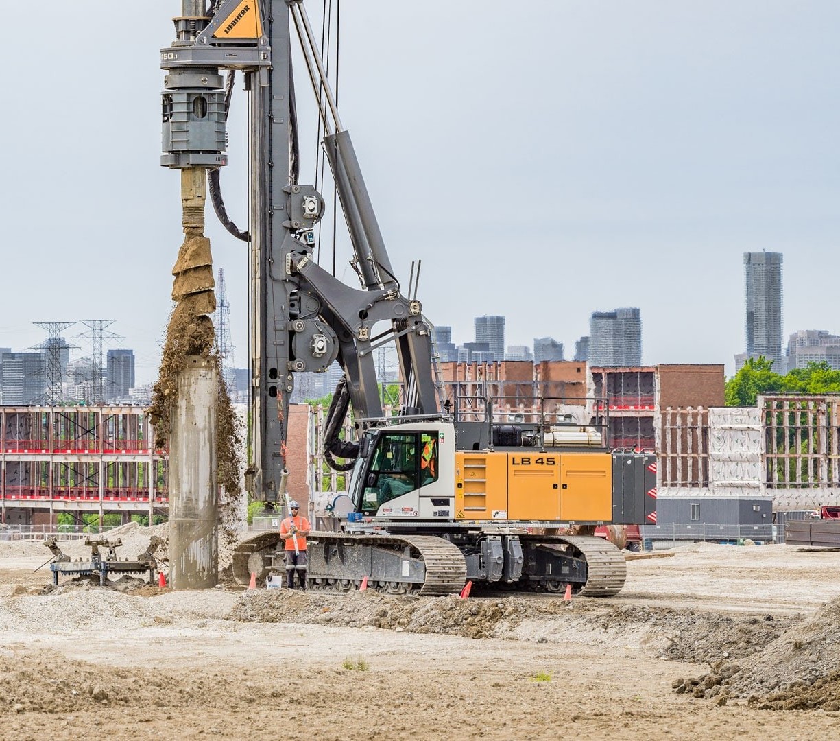 Contiguous piling | the specialists Brextor